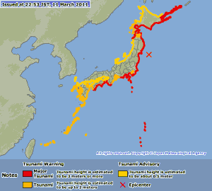 Japan Hit by a 8.8 Earthquake (March 11, 2011)